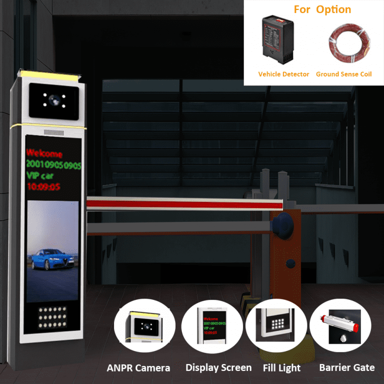 ALPR ANPR LPR Camera System With Parking Barrier Gate | Loyalty-secu