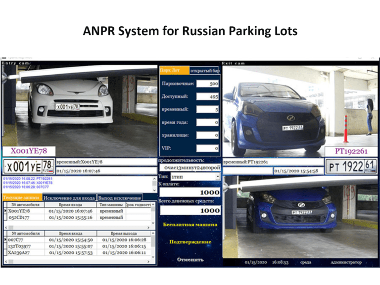 All in One 5MP License Plate Recognition Machine ANPR LPR Camera System ...