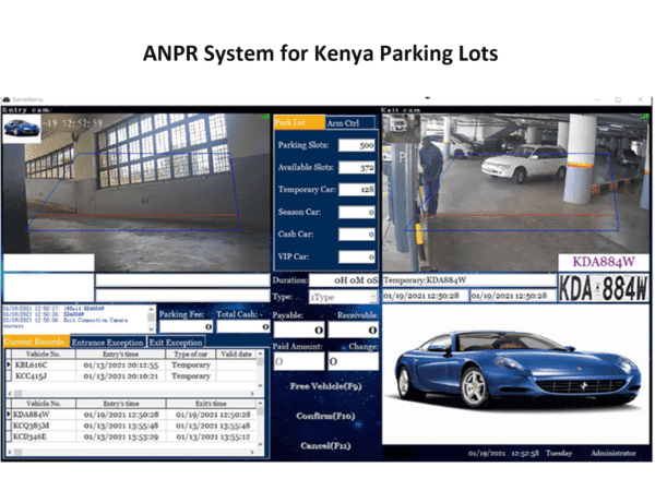 All in One 5MP License Plate Recognition Machine ANPR LPR Camera System ...