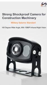 165 Degrees Wide Viewing Angle In-Vehicle Mobile Video Camera ...