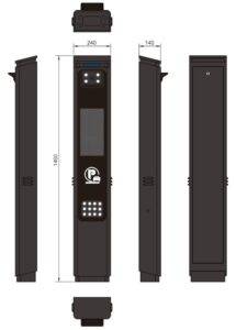 All in One 5MP License Plate Recognition Machine ANPR LPR Camera System ...