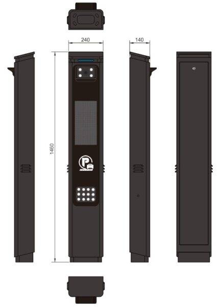 All in One 5MP License Plate Recognition Machine ANPR LPR Camera System ...