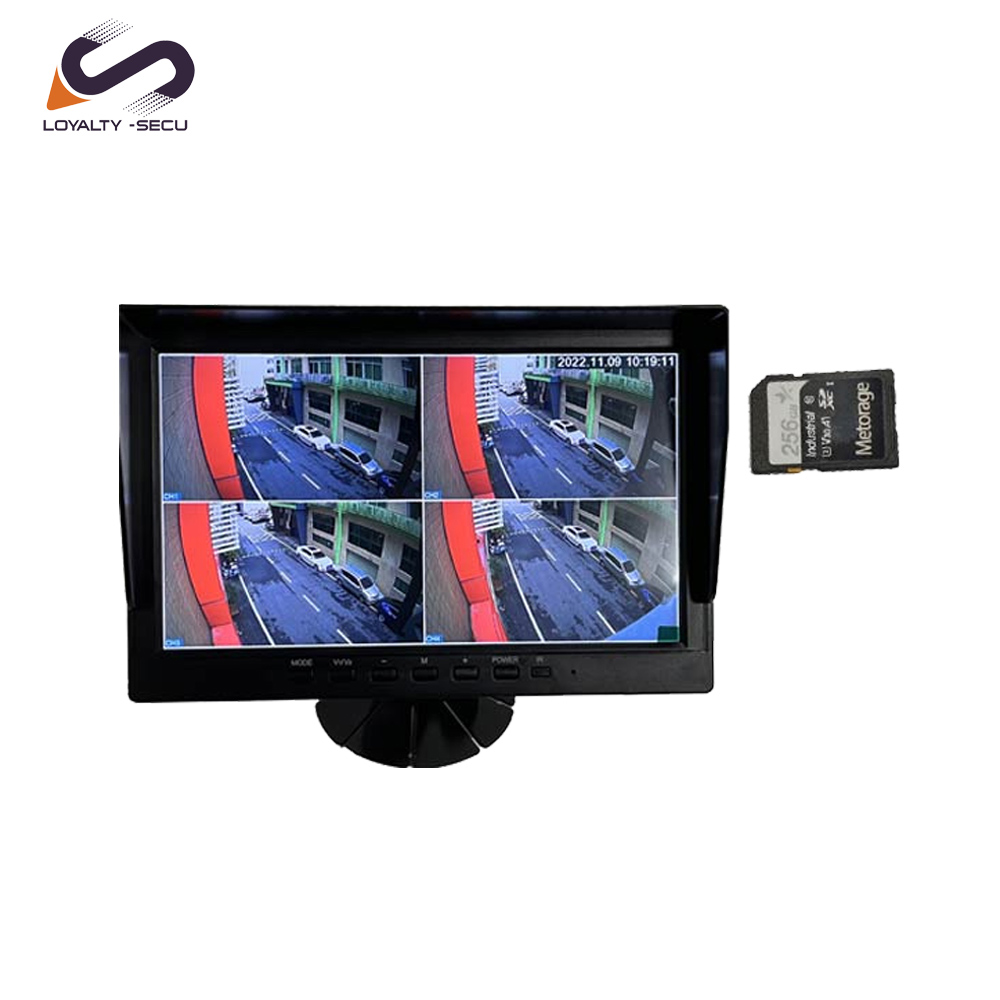 10.1-inch IPS Vehicle Monitor, Supports 4-Channel Video Input, 9–36V ...